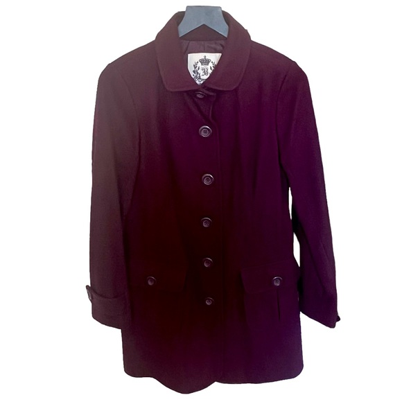 BB Dakota | Jackets & Coats | Bb Dakota Womens Wool Blend Lined Purple ...